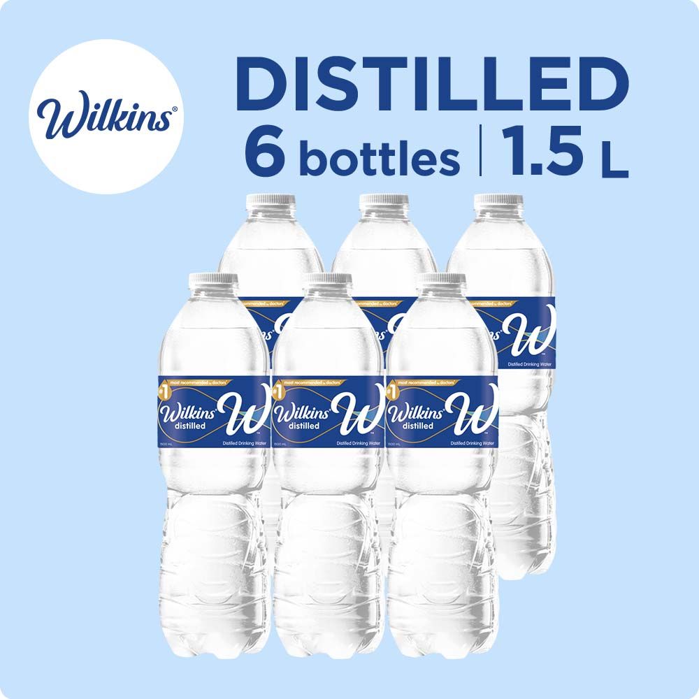 Wilkins Distilled Water 1.5L - Pack of 6 | Lazada PH