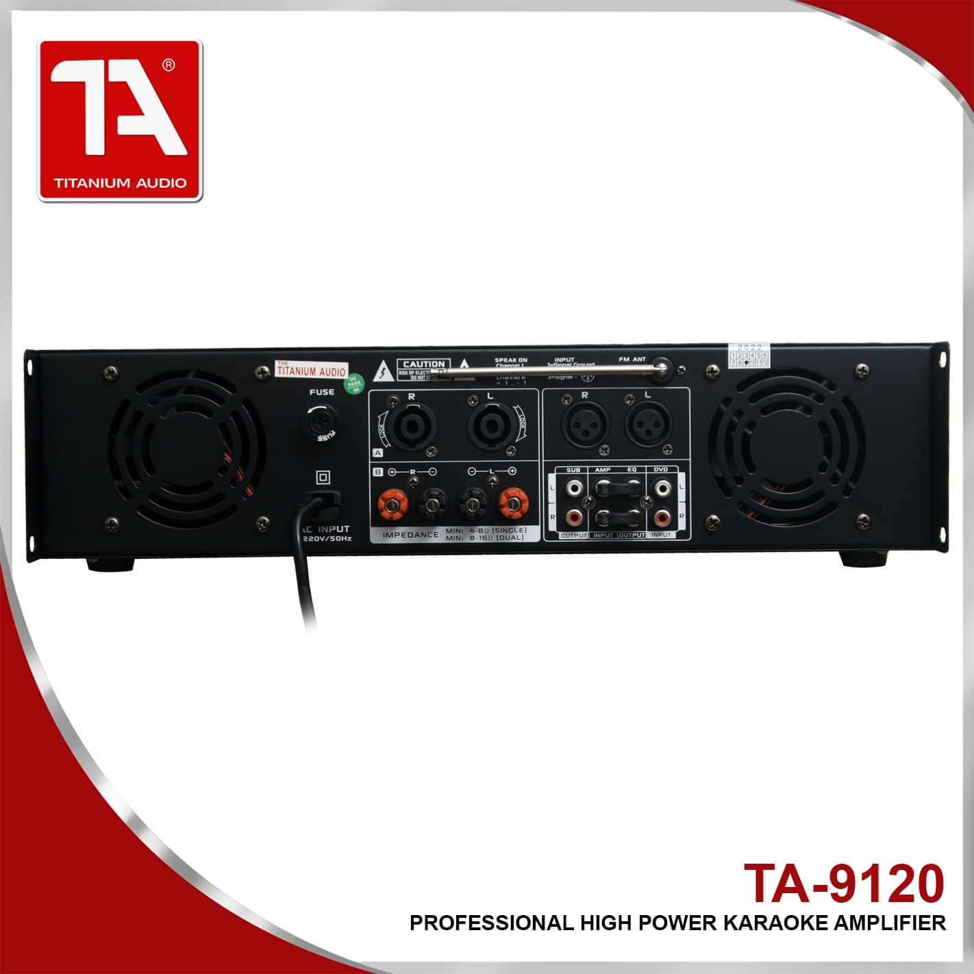 Titanium Audio TA-9120 Amplifier / 1800W / Professional High Power ...