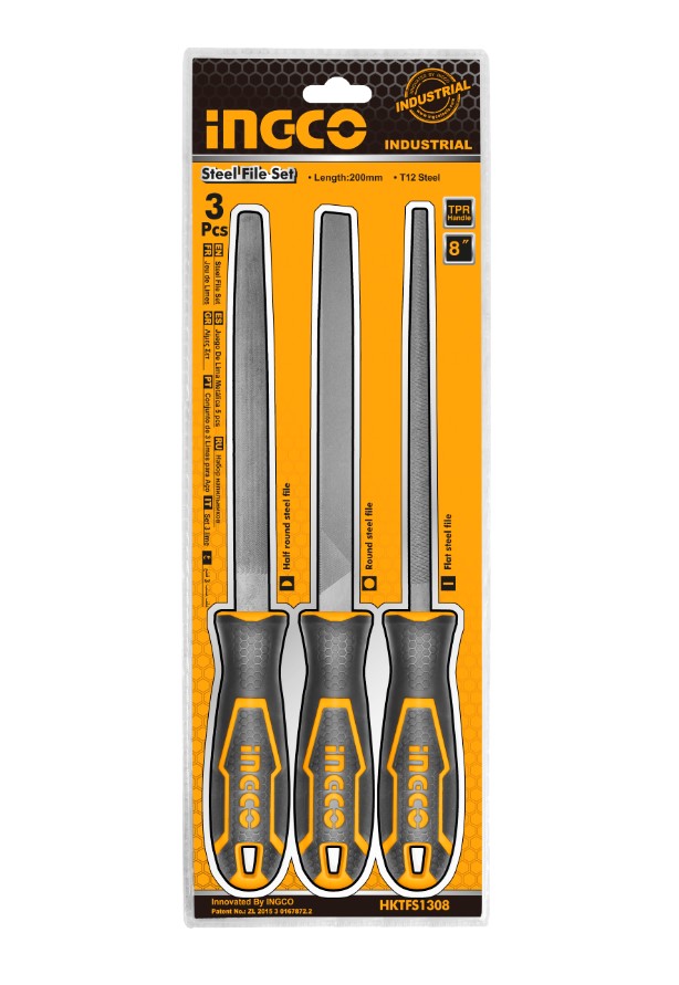 INGCO Steel File SET 200mm kikil HKTFS1308 •OSOS• | Lazada PH