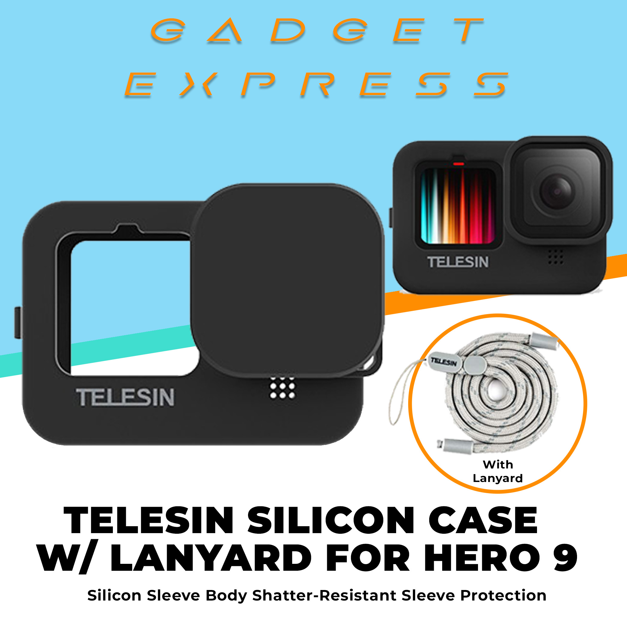 Telesin Silicone Sleeve for GoPro Hero 9 10 and 11 | Lazada PH