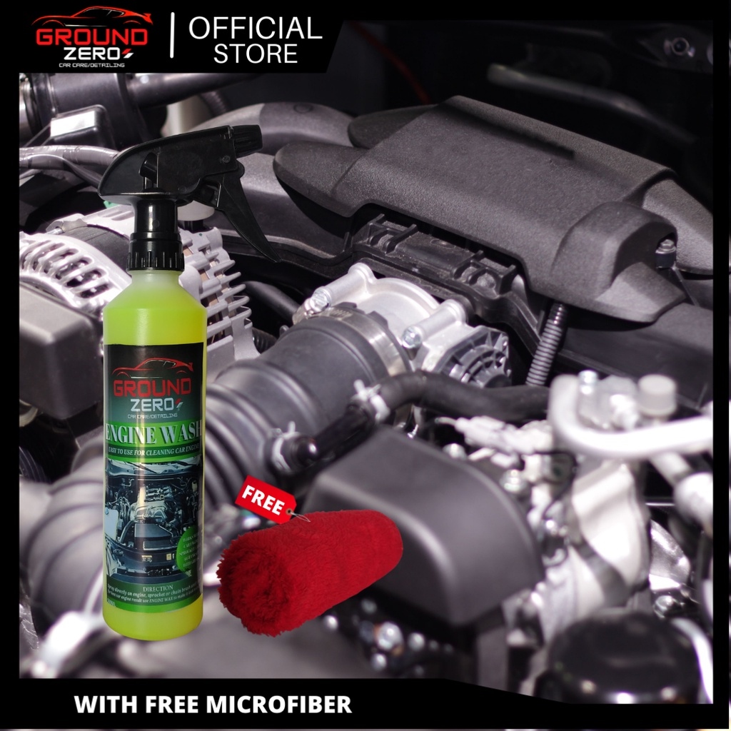 Ground Zero Car Care Premium Engine wash Degreaser 500ml cleaning ...