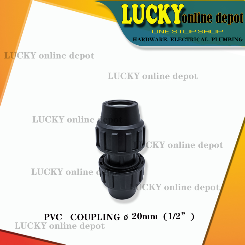 PE COMPRESSION FITTINGS BLACK ( TEE.COUPLING,ELBOW,MALE ADAPTER,female adapter) | Lazada PH