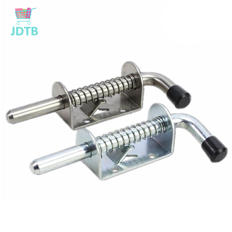 Heavy Duty Spring Latch Metal Lock Barrel Bolt Door Spring Lock For ...