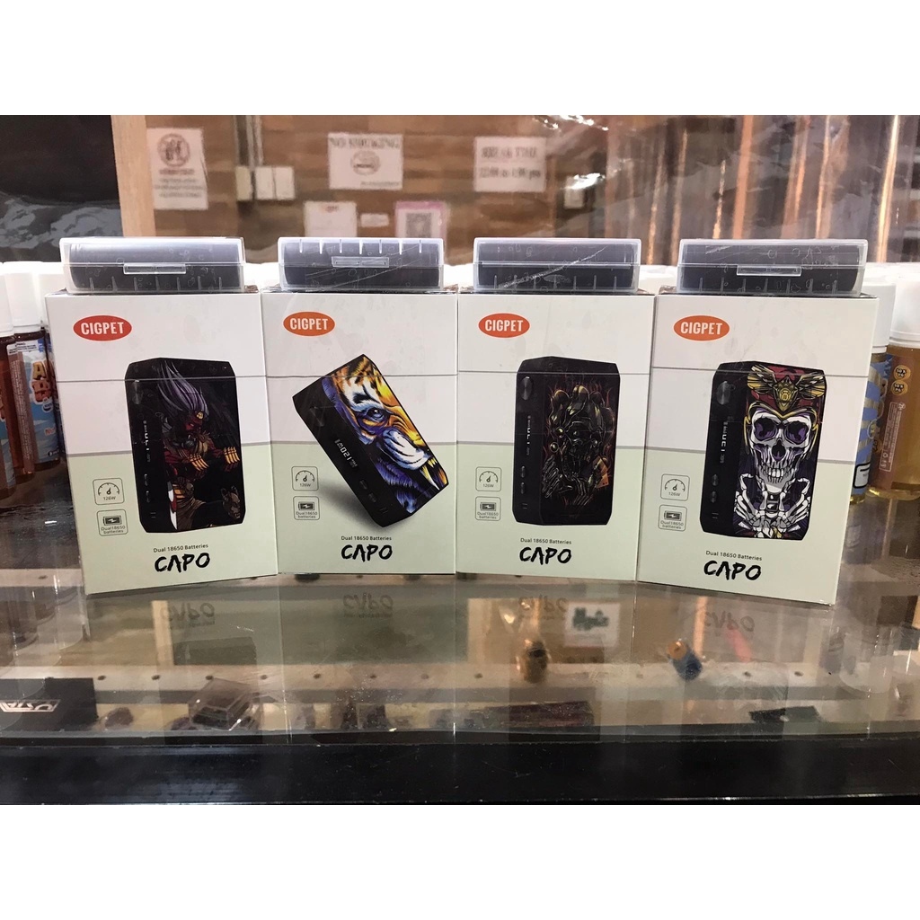 ♗ஐ⊙ LEGIT 100 Cigpet Capo 126WBOX(NEW COLOR) with Battery (LG CHOCO ...