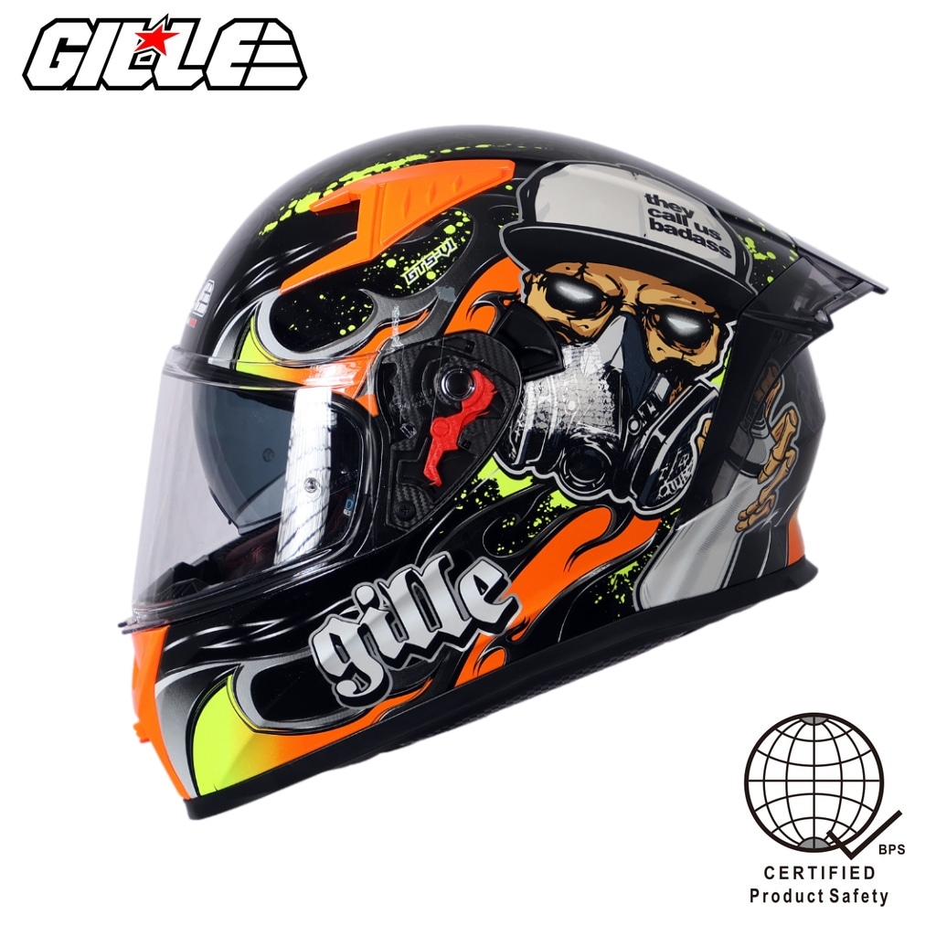 【2023】 Gille Full Face Helmet Dual Visor Motorcycle with Free Lens GTS ...