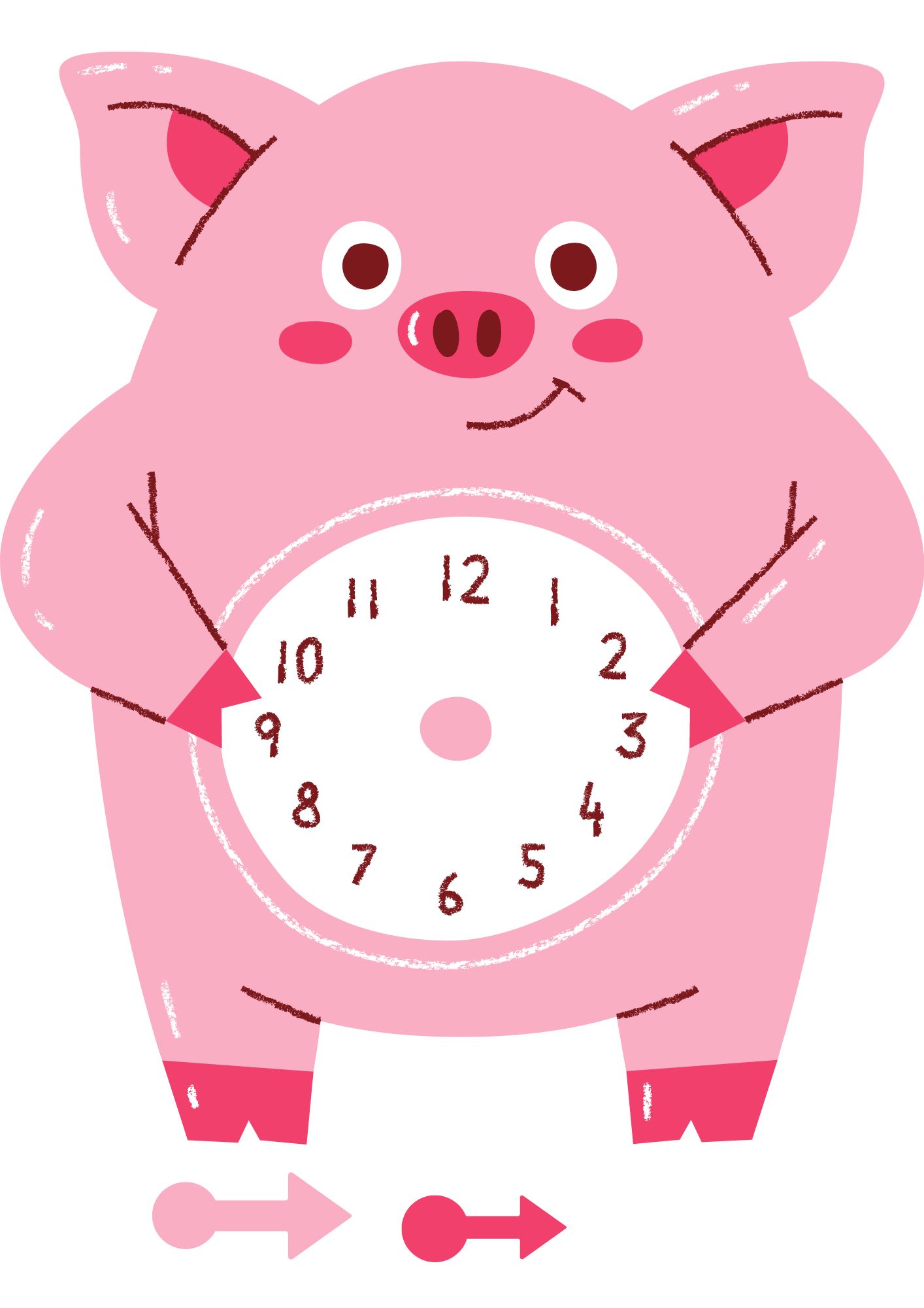 Telling Time- Improvised Laminated Clock | Lazada PH