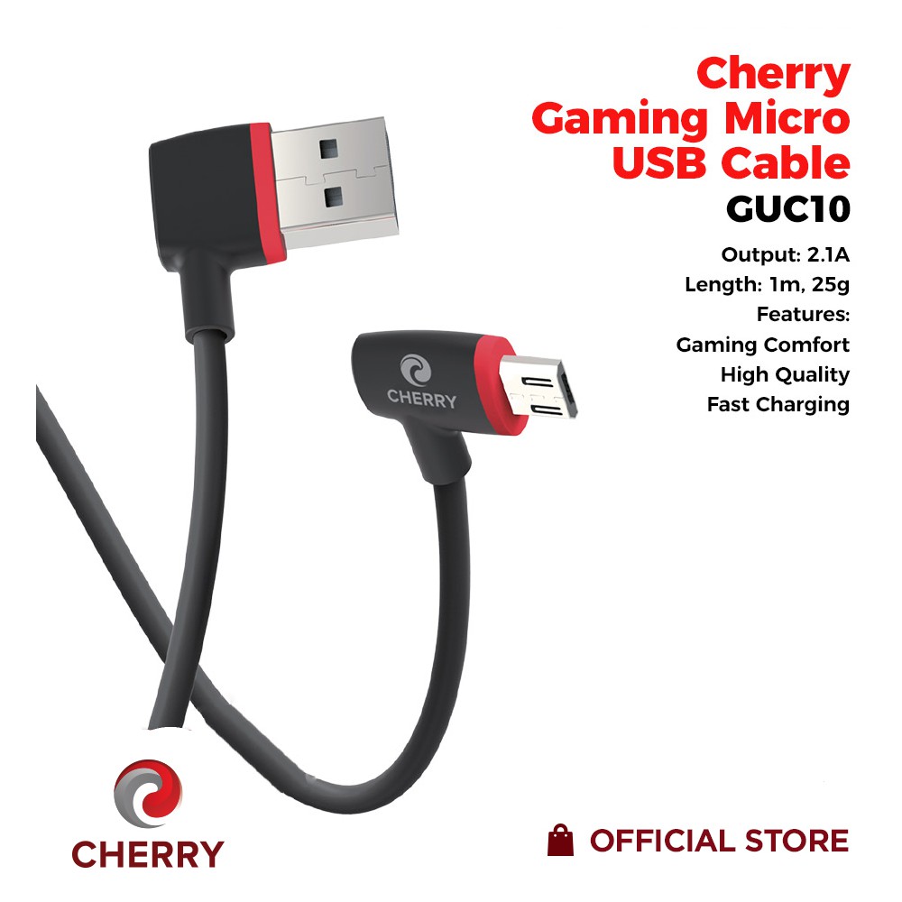Cherry Gaming Micro USB Cable GUC10 | Lazada PH