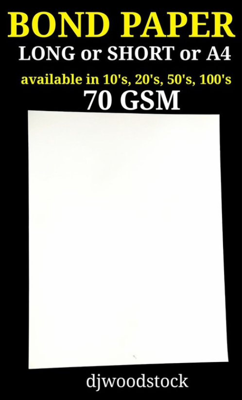 RETAIL BOND PAPER, SHORT BOND PAPER | Lazada PH