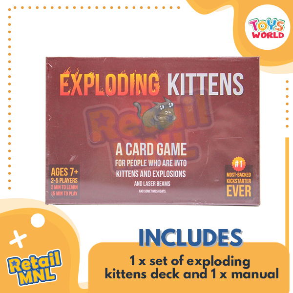 Retailmnl Exploding Kittens: The Ultimate Card Game of Feline Explosions | Lazada PH