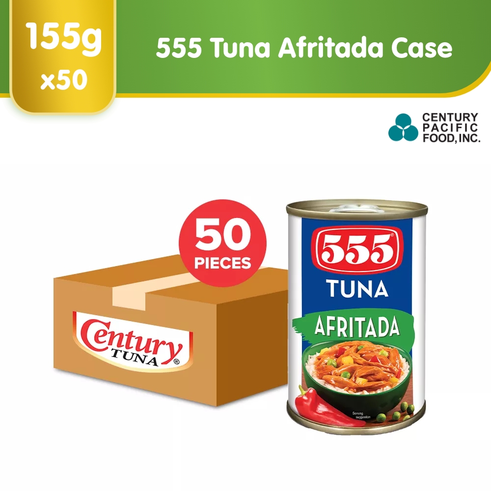 555 Tuna Afritada 155g Pack of 50 | Lazada PH