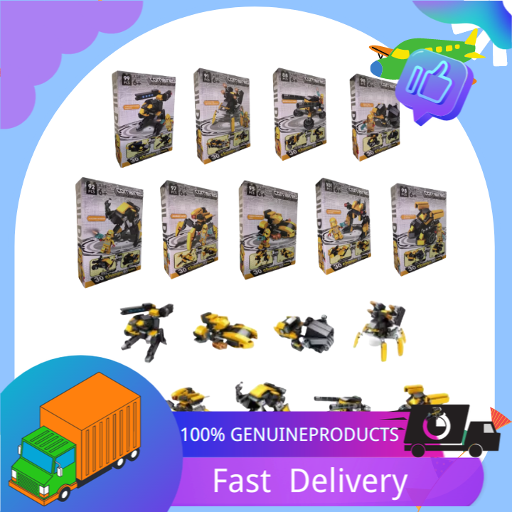 NINANG'S TOY COLLECTION Combined Deformation Brick Toys from Taiwan ...