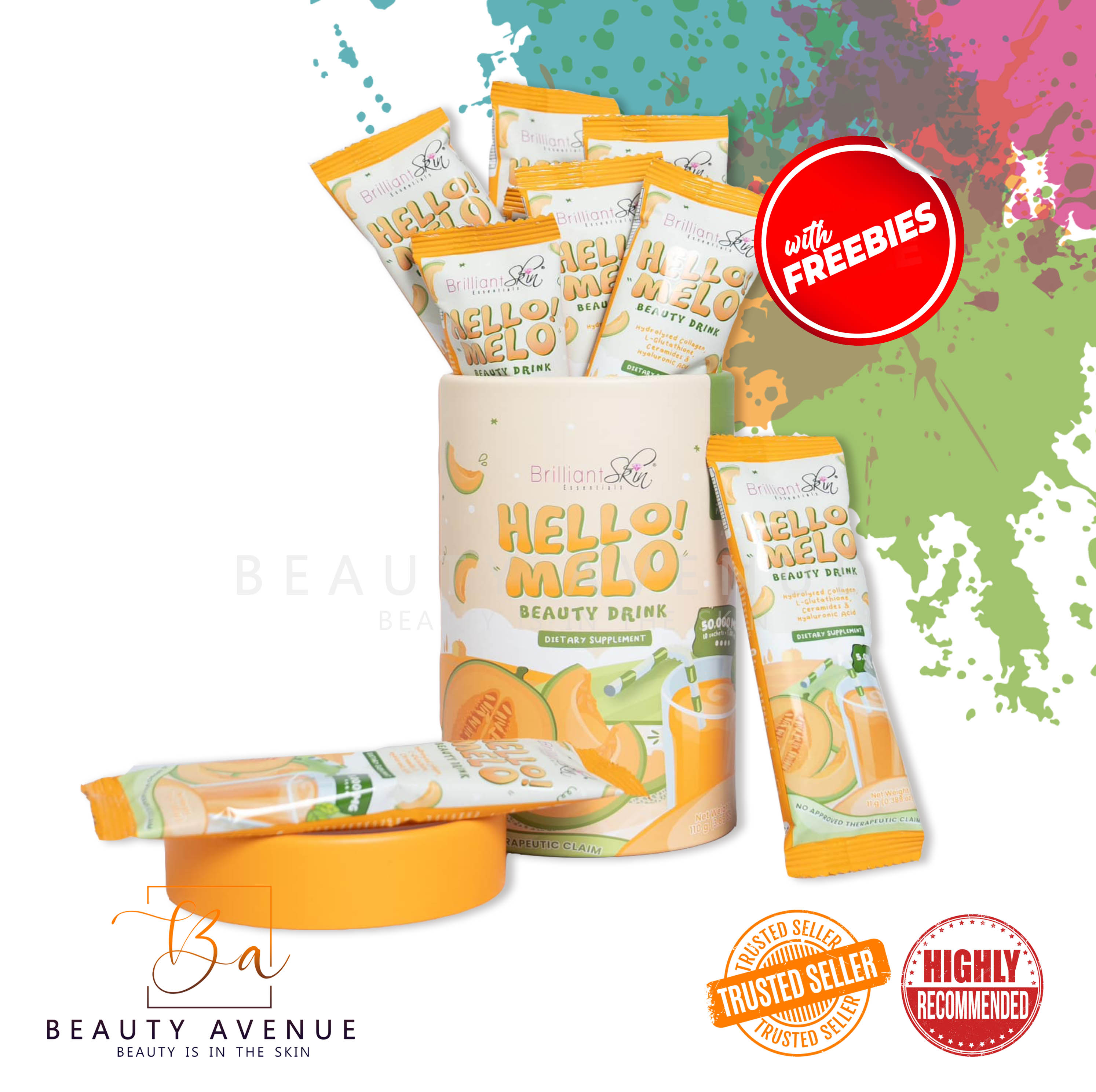 Brilliant Skin Hello Melo Beauty Drink (WITH FREEBIES) | Lazada PH