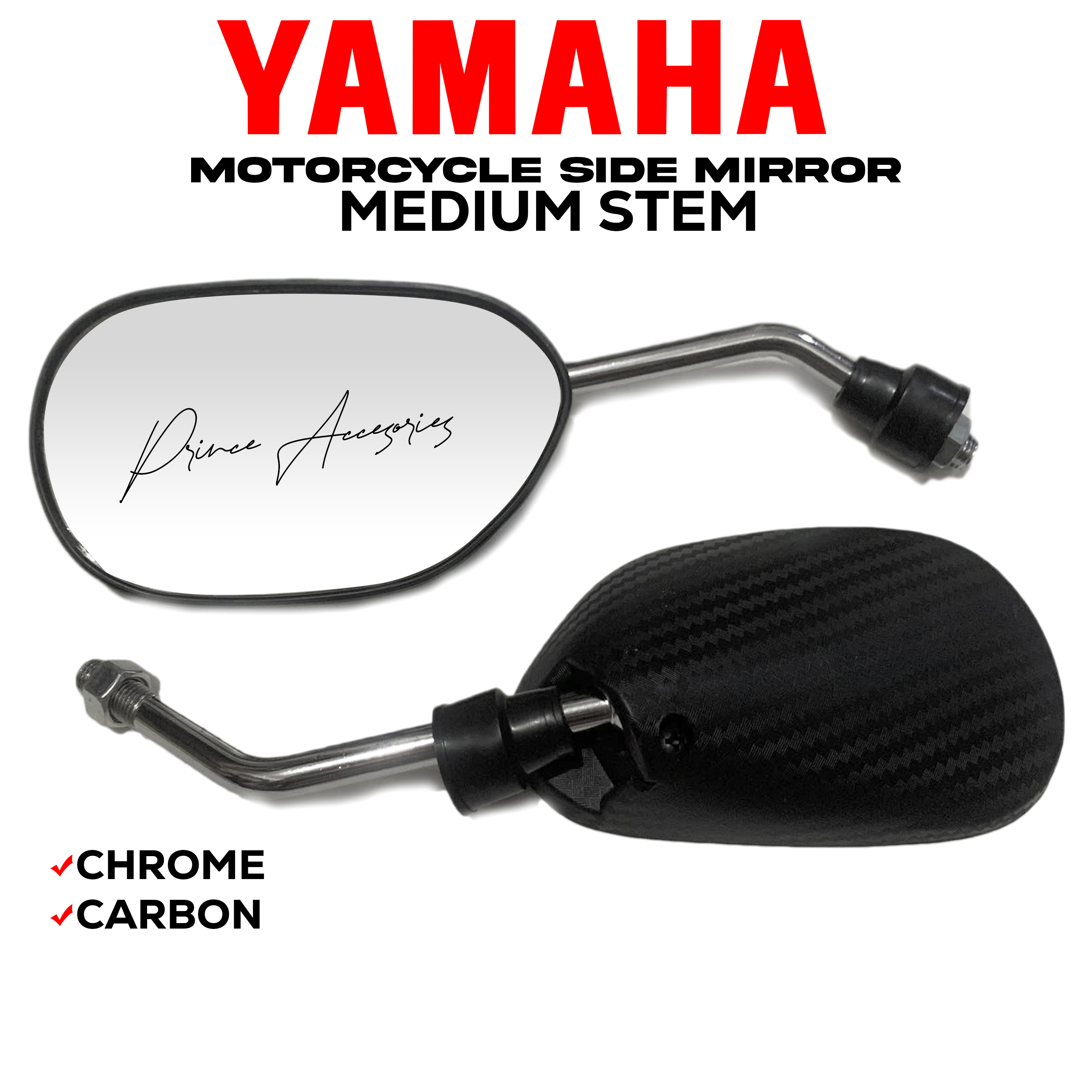 Yamaha YZF R15M 1PAIR UNIVERSAL SIDE MIRROR FOR MOTORCYCLE (040CC ...