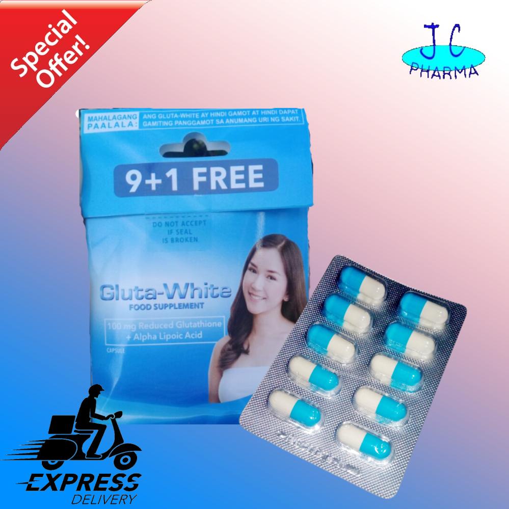 GLUTAWHITE Promo Pack Glutathione Capsule 100mg (10 capsules) | Lazada PH