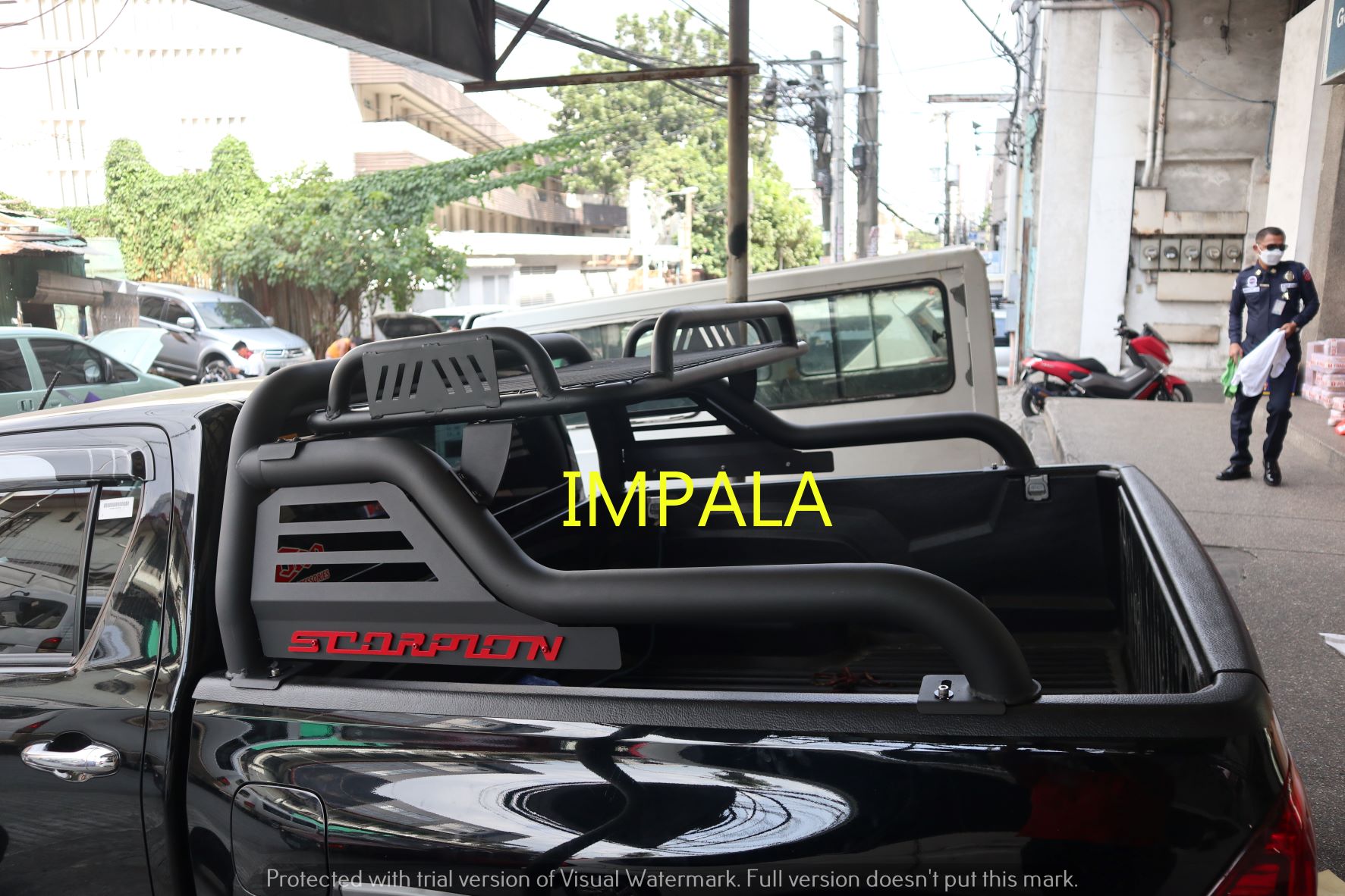 Toyota Hilux Vigo / Revo / Conquest Scorpion Rollbar with basket ...