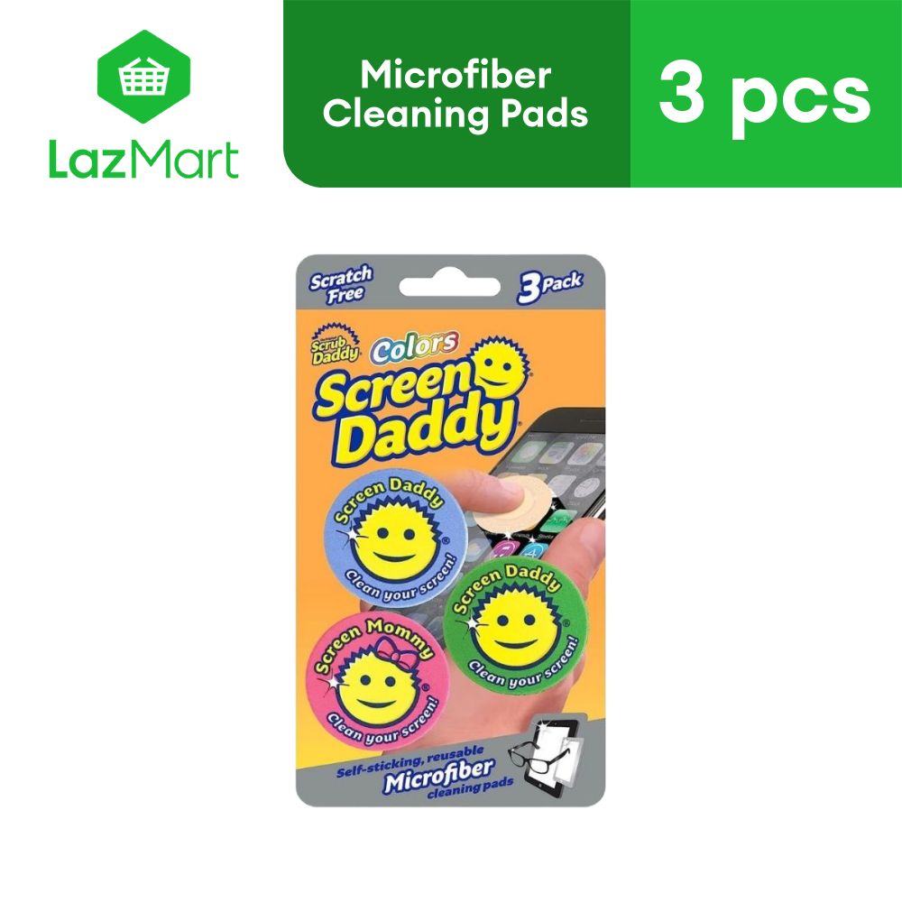Screen Daddy 3 pack- Multi-use Microfiber Cleaning Pads for Electronic ...