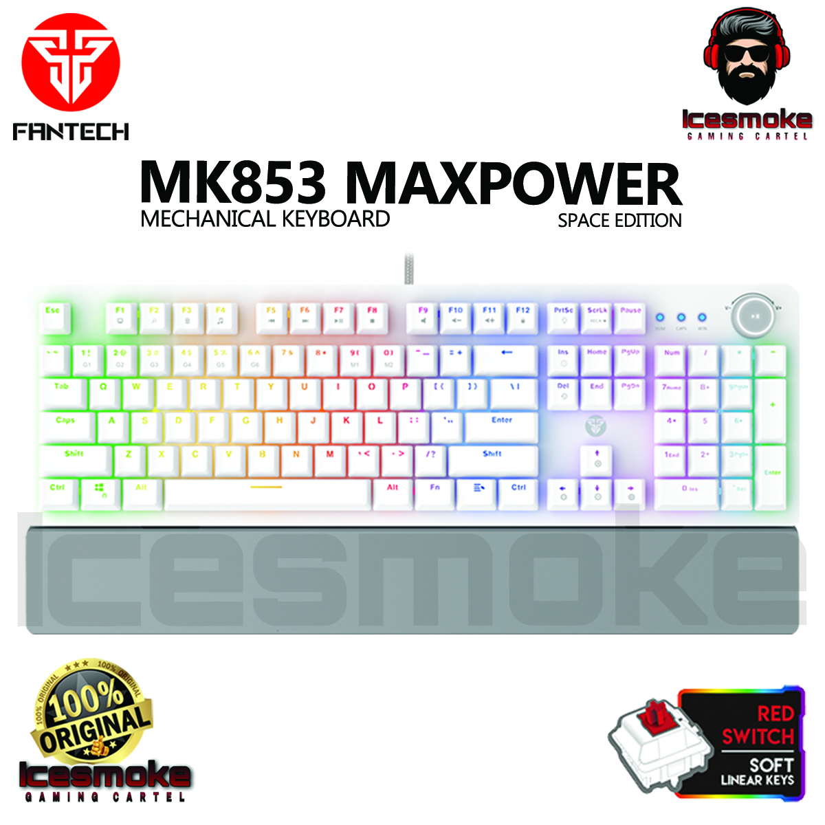 Fantech Maxpower MK853 Mechanical Keyboard RGB Next Level