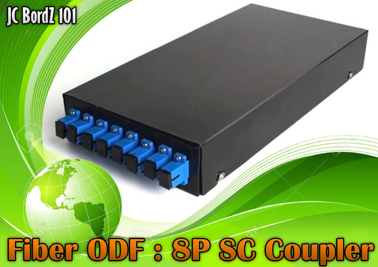 Fiber ODF : 8P SC Coupler /* SC Coupler Loaded * No Pigtail Included ...