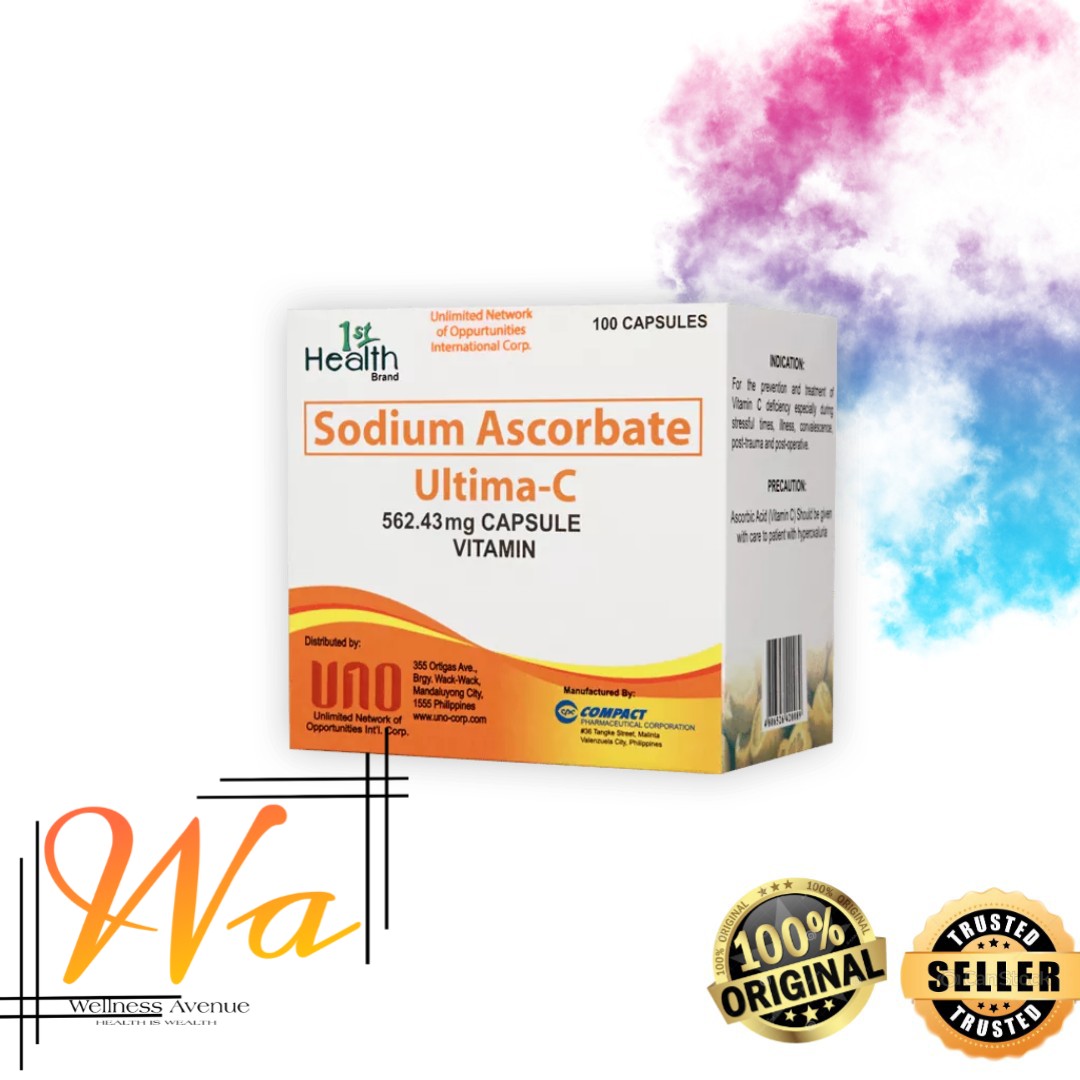 Ultima-C Sodium Ascorbate pampataba na vitamins 100 capsule original ...