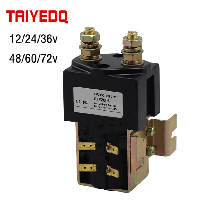 CZW200A48V DC Contactor Electrical DC Contactor Switch 200A For ...
