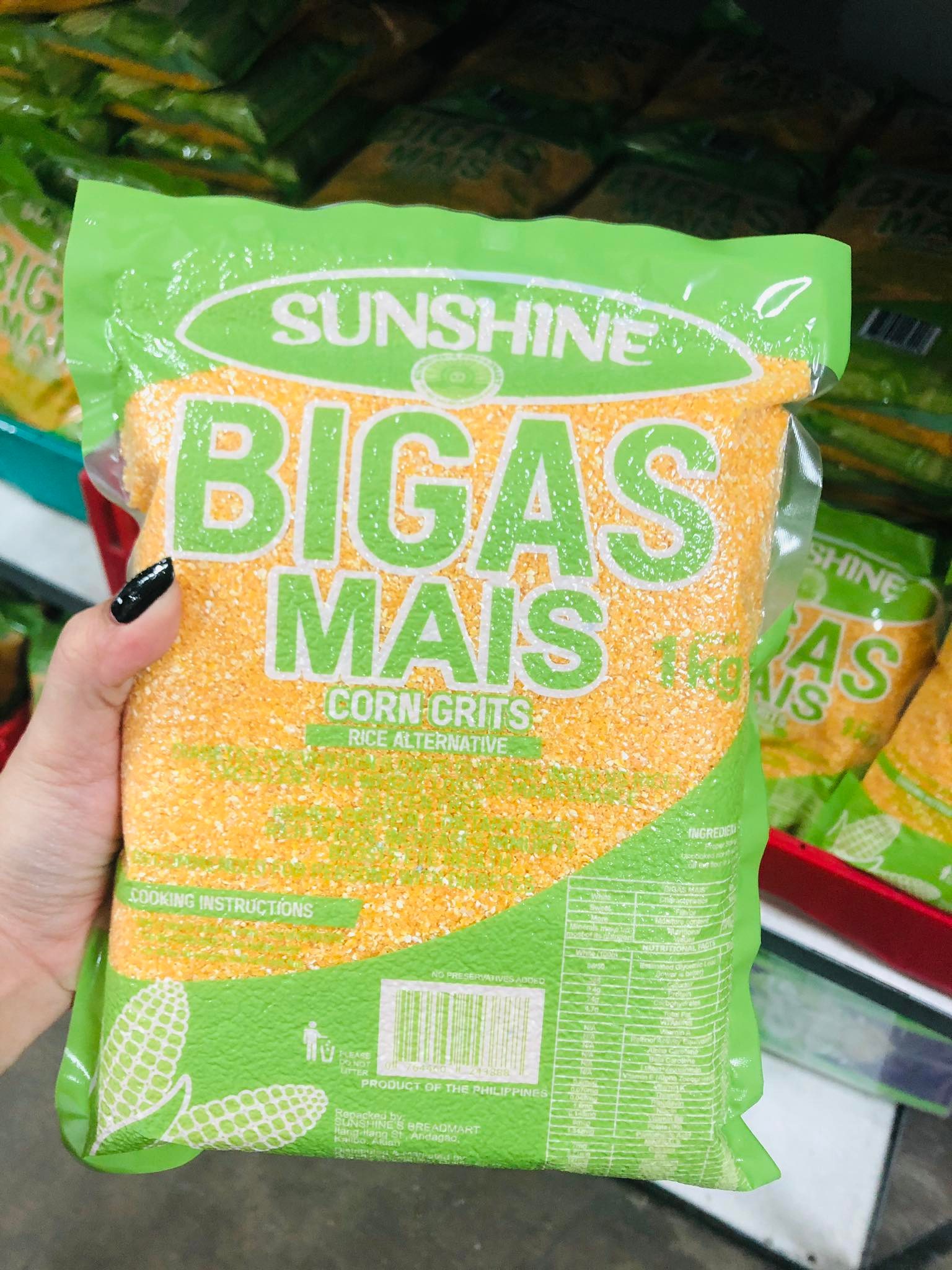 BIGAS MAIS, CORN GRITZ, healthy and organic white and yellow bigas mais ...