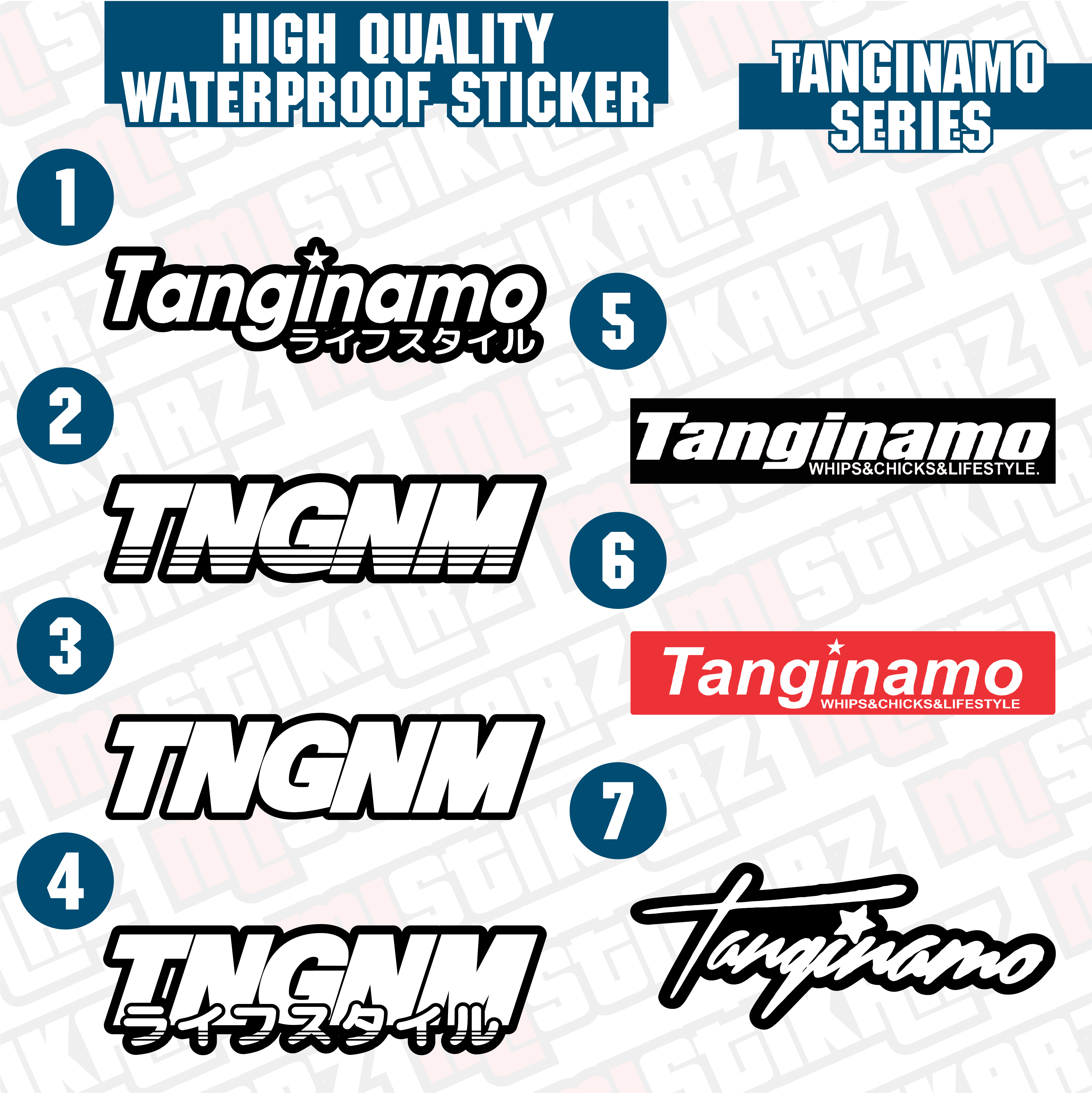 Tngm Vinyl Waterproof Sticker | Lazada PH