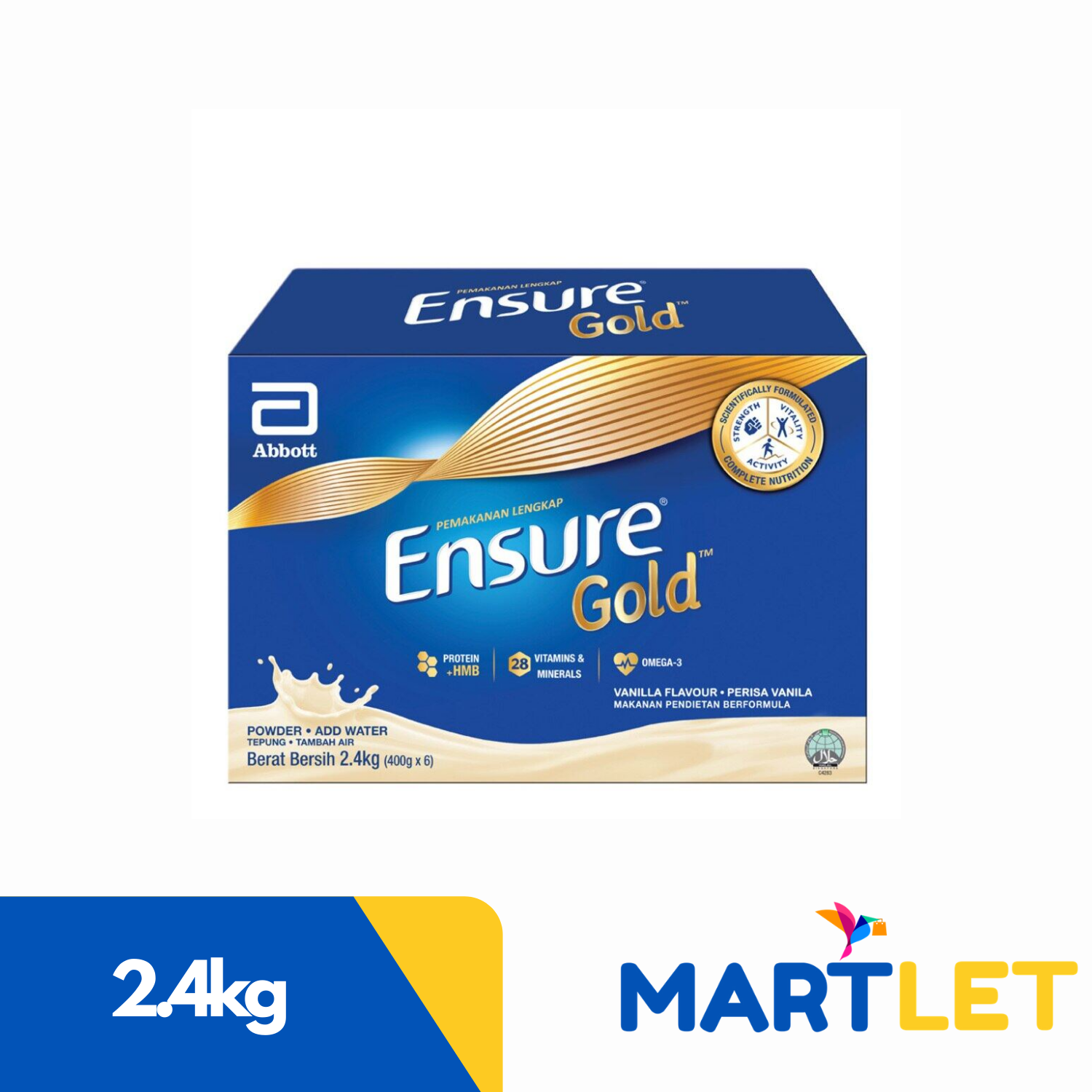Ensure Gold Vanilla Flavor, 2.4kg | Lazada PH