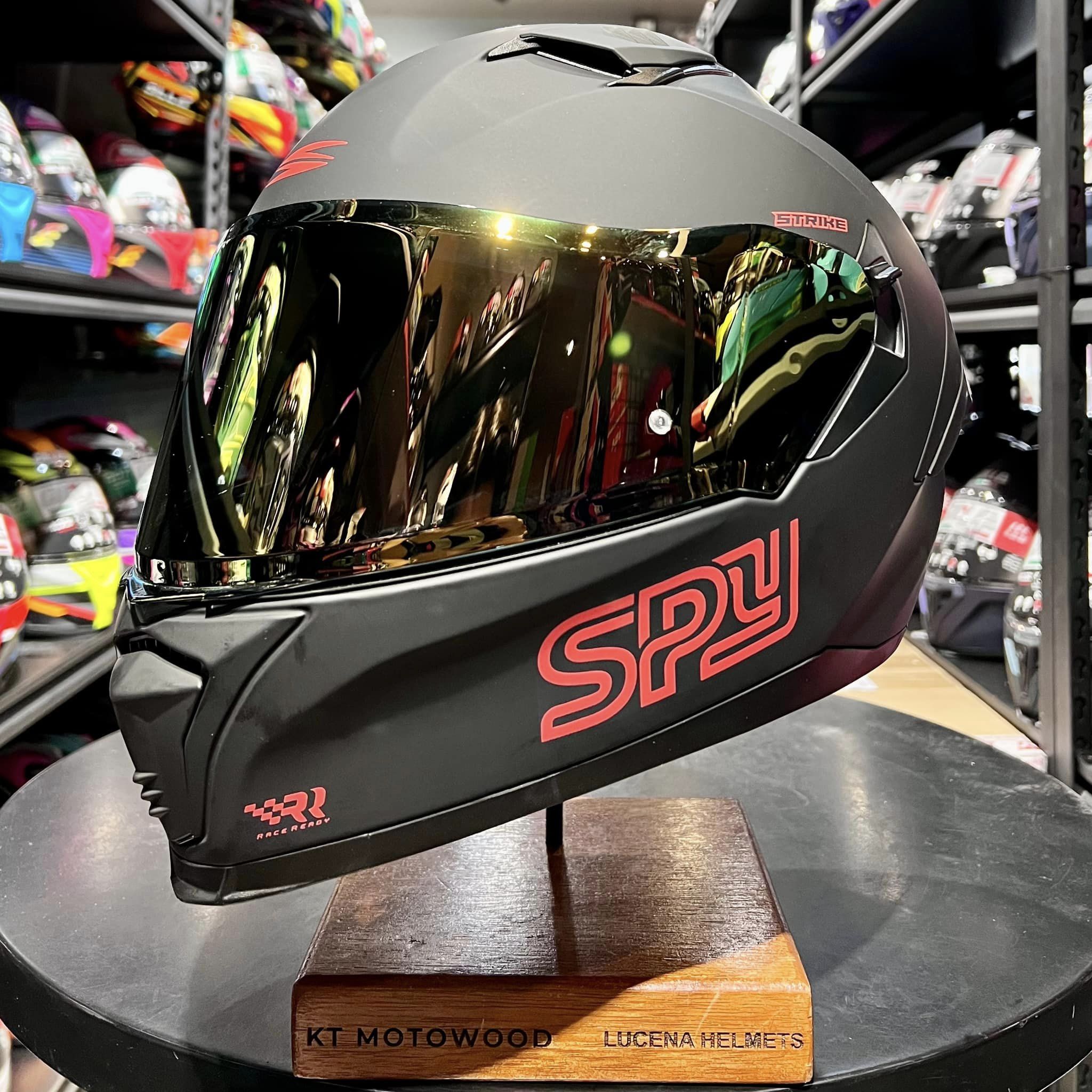 SPYDER STRIKE V2 Full Face Dual Visor Helmet w/ FREE EXTRA VISOR ...