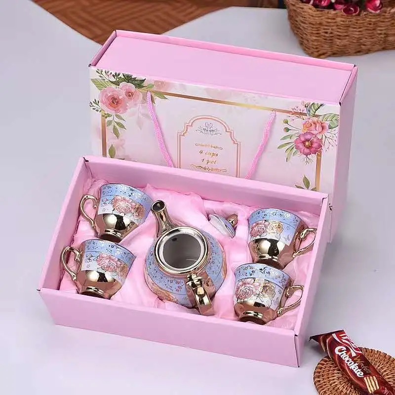Elegant Princess Tea Pot and Tea Cup Set w/gift box | Lazada PH