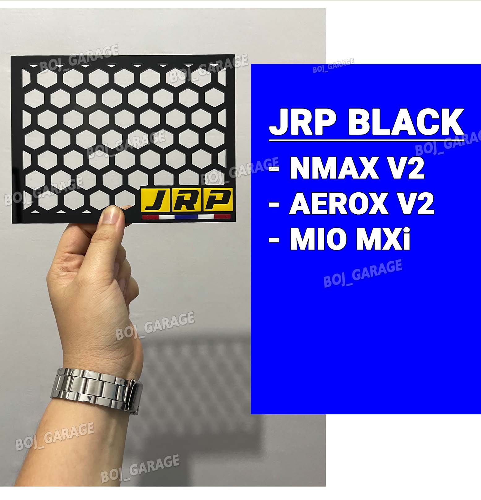 JRP RADIATOR COVER NMAX V1 V2 AEROX V1 V2 MIO MXI HONDACLICK V1 V2 ADV ...