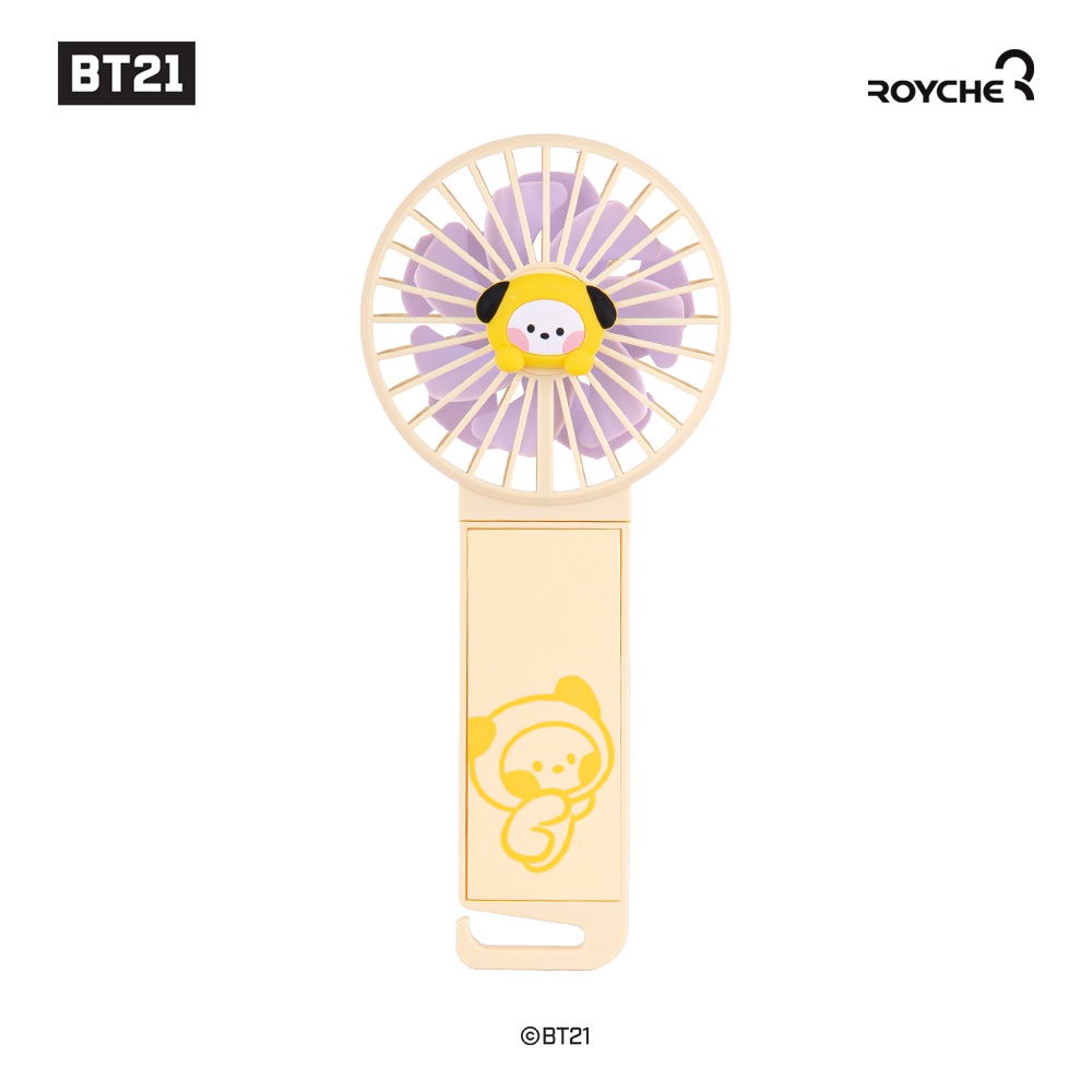 * BT21 minini Dual Blade Handy Fan/Portable Fan/3-Step Wind Speed ...