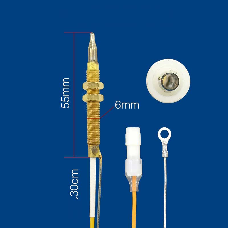 Gas Stove Accessories Thermocouple Sensor Needle Valve Control Valve ...