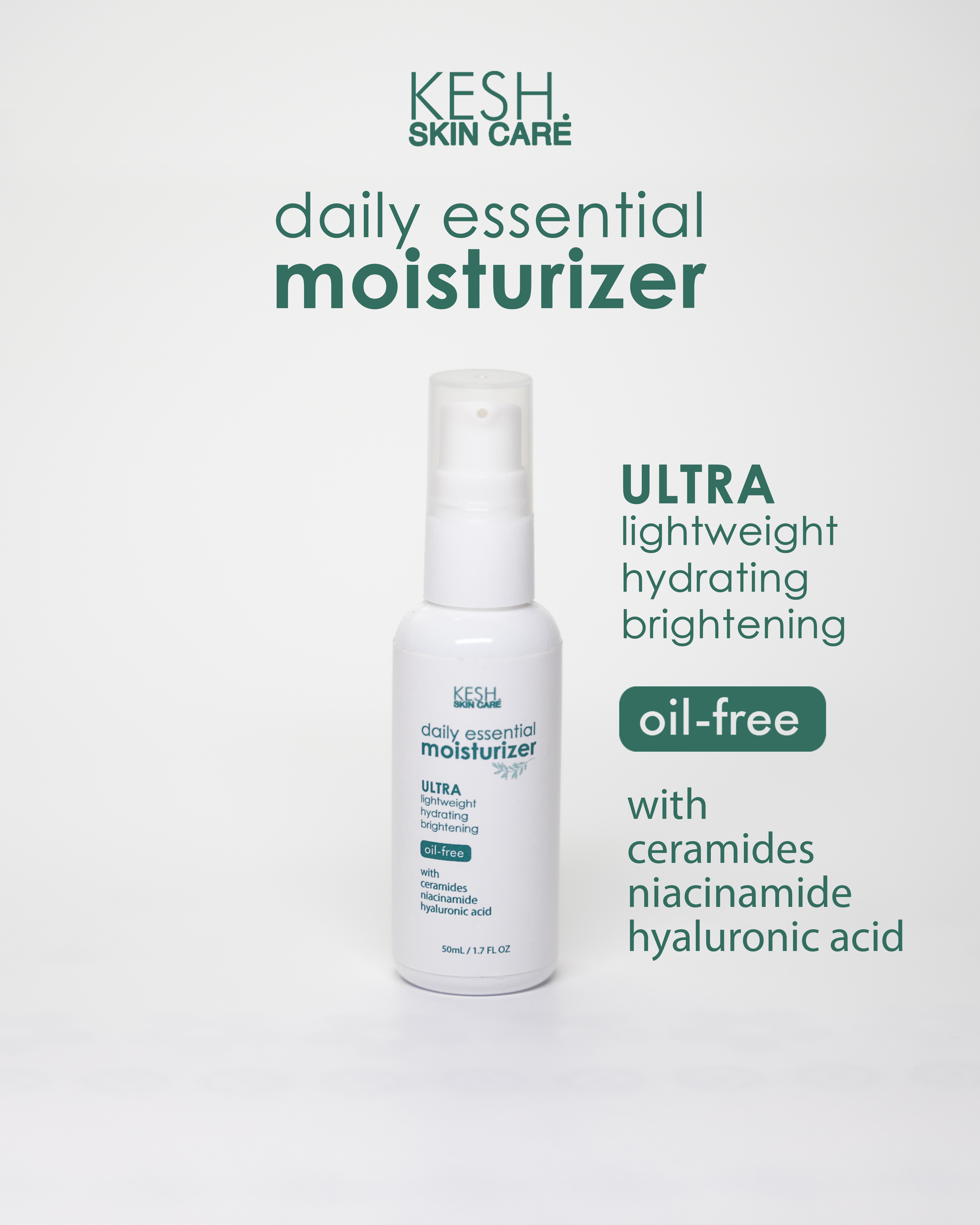 KESH Daily Essential Moisturizer Ultra Lightweight 50mL | Lazada PH