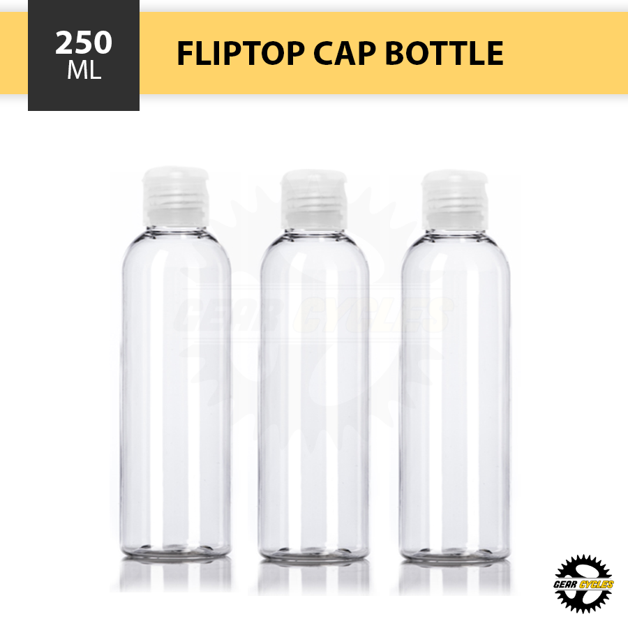 Fliptop Cap Bottle 250ml Empty Clear Bottle | Lazada PH