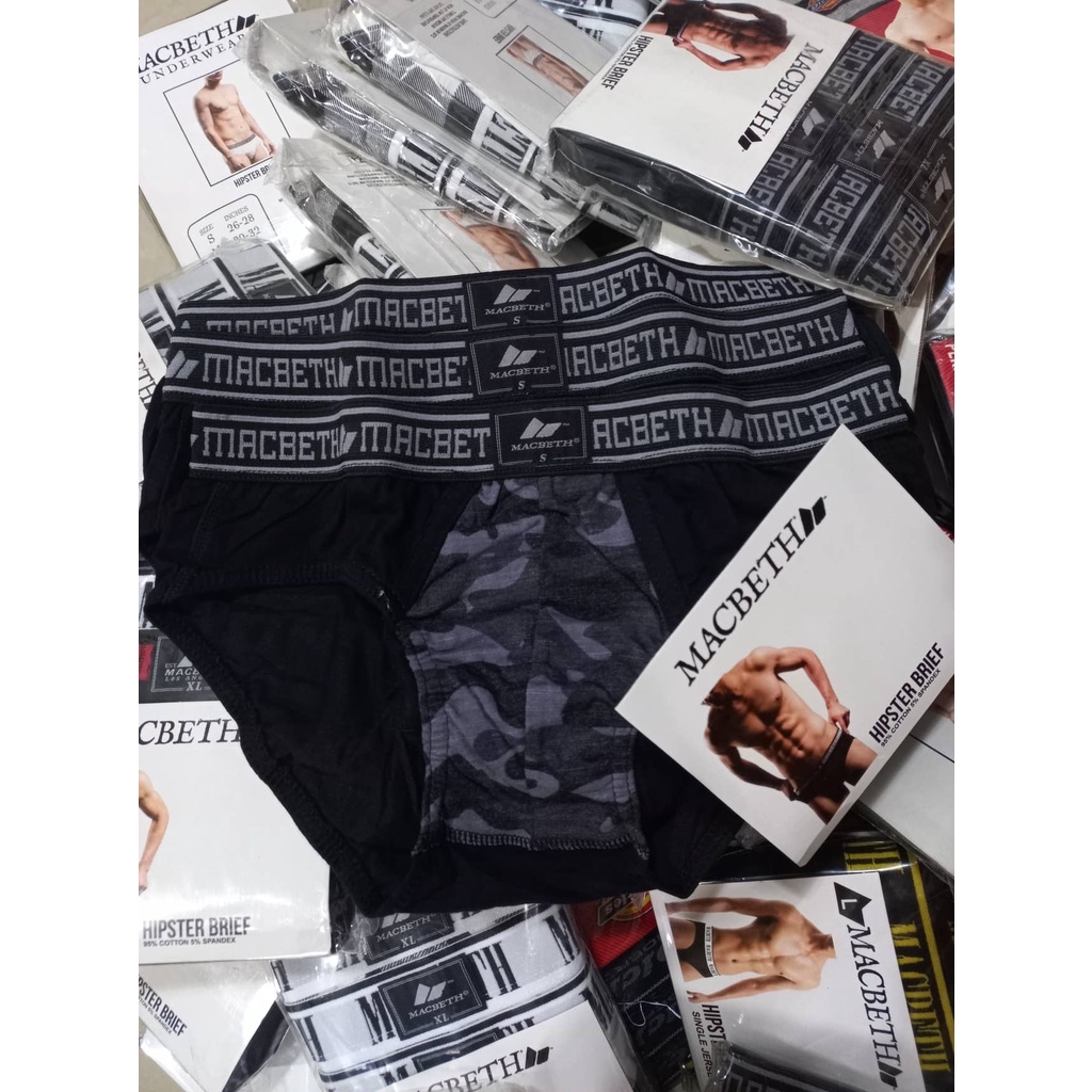 100 Men's Brief Original MacBeth 3 in 1 Pack | Lazada PH