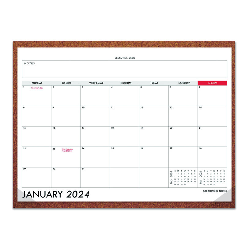 Stradmore Desk Calendar 2024 | Lazada PH