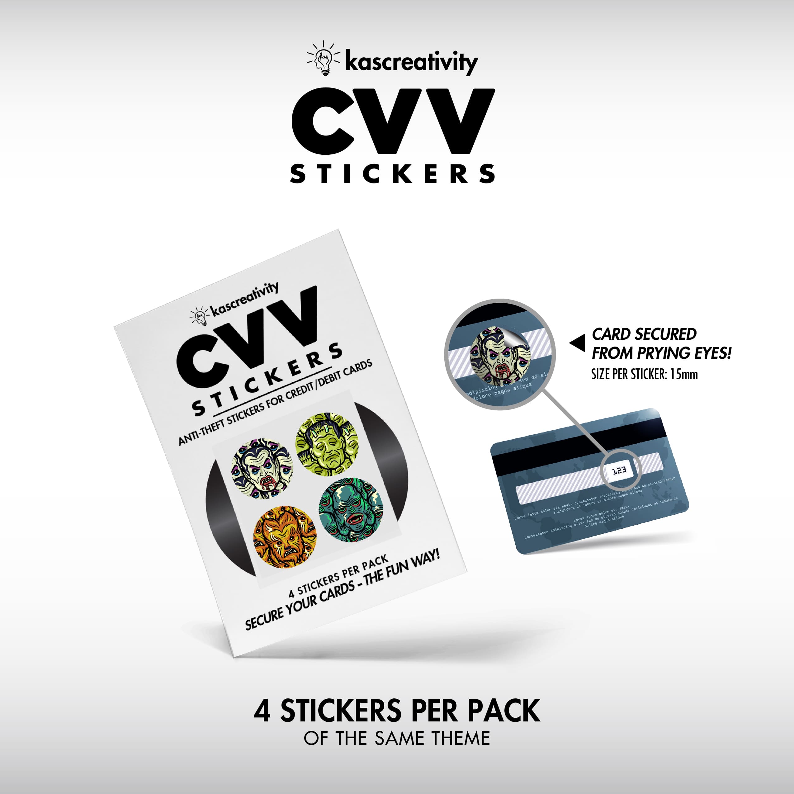 Original CVV Stickers (Anti-Theft Stickers for ATM/Credit Cards) by ...