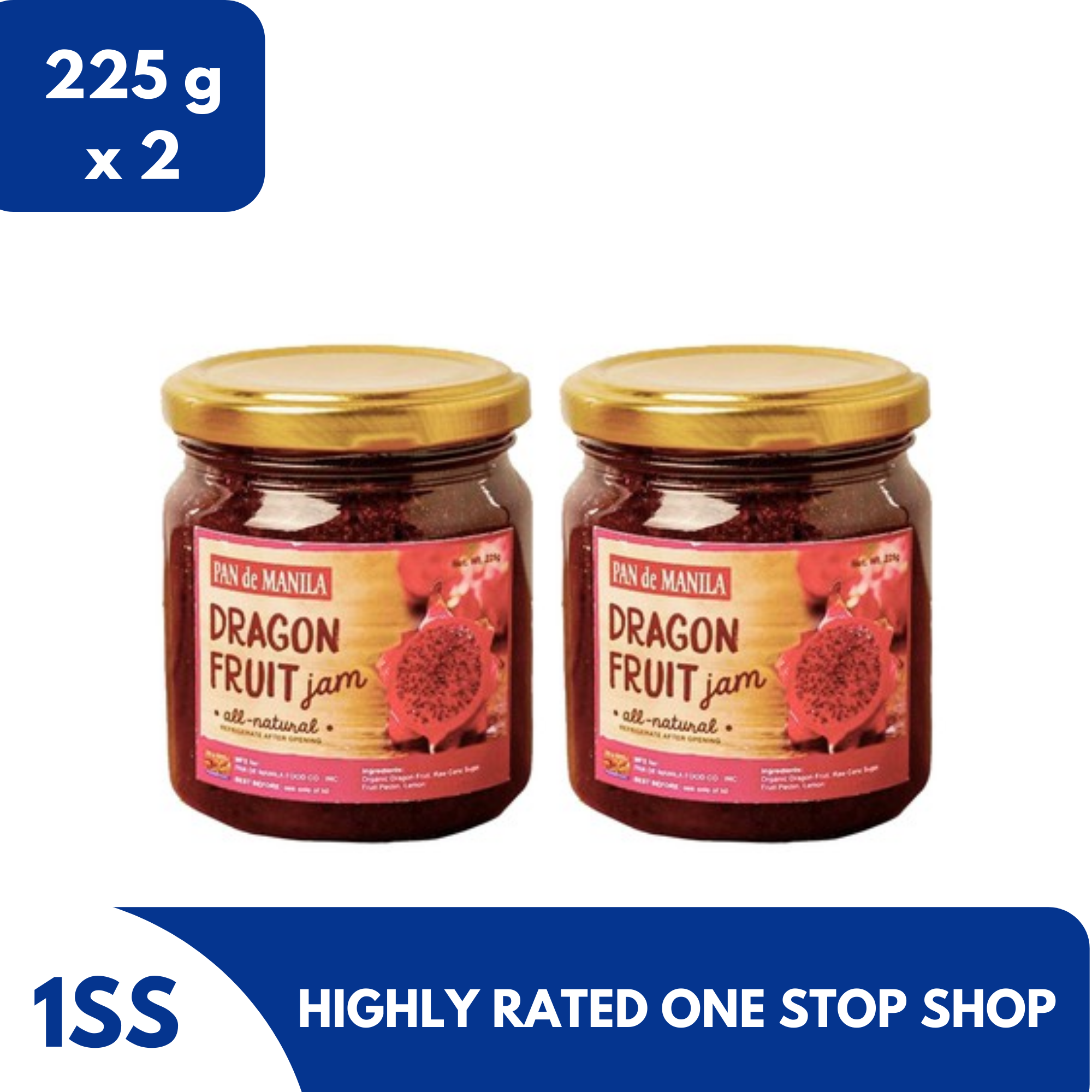 Pan De Manila Dragon Fruit Jam, 225g set of 2 | Lazada PH