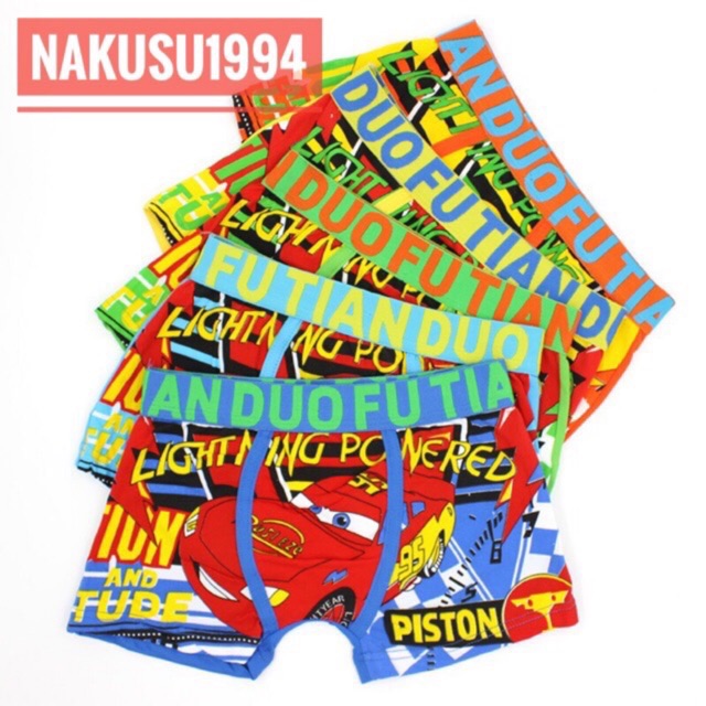 Poposy 12Pieces Cartoon Character Boxer Shorts Kid's Briefs Boy's ...