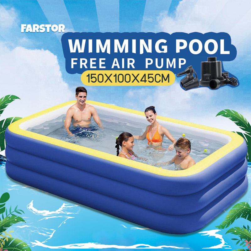 Outdoor Swimming Pool 2 Layers 3 Layers Inflatable Swimming pool ...