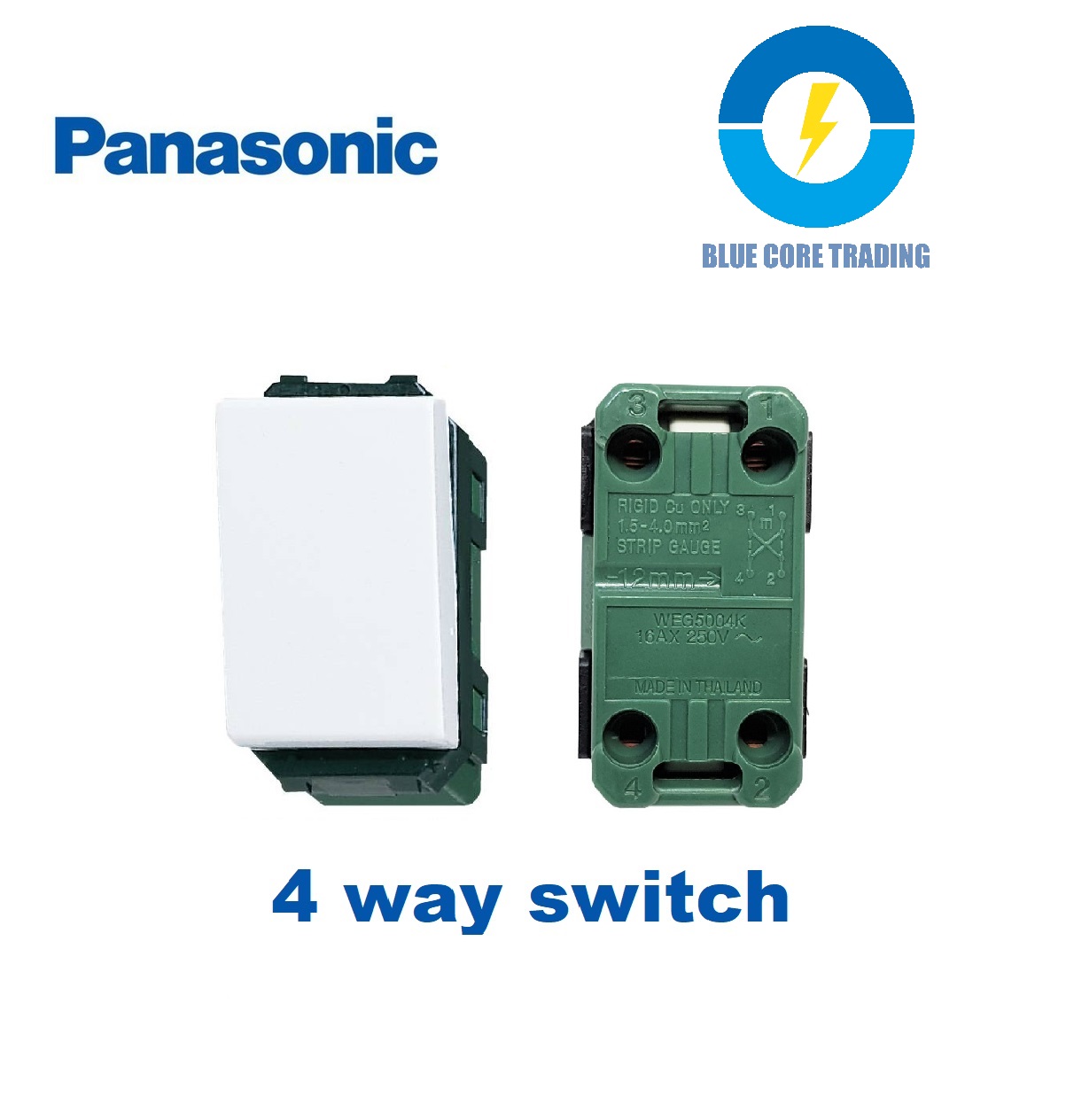 Panasonic Wide Series Wiring Devices 4 way switch | Lazada PH