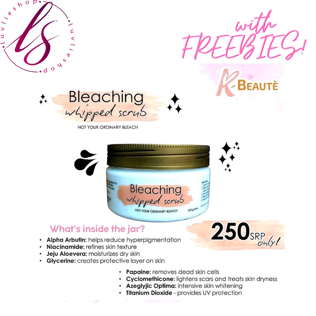 ONHAND K-Beaute Bleaching Whipped Scrub by Kristine Roman | Lazada PH