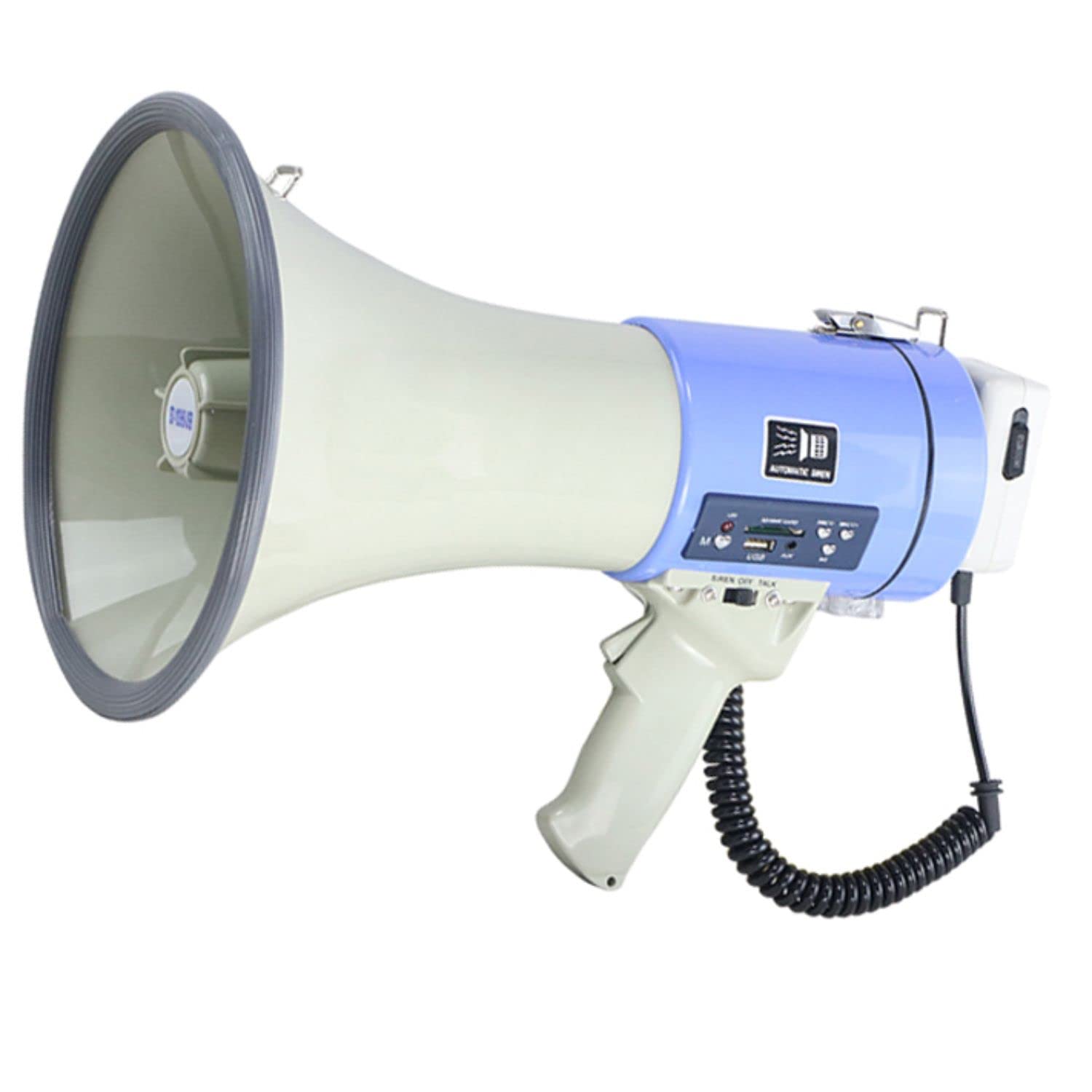 Megaphone Speaker with Siren with Rechargeable Battery 10 Watts, 20 ...