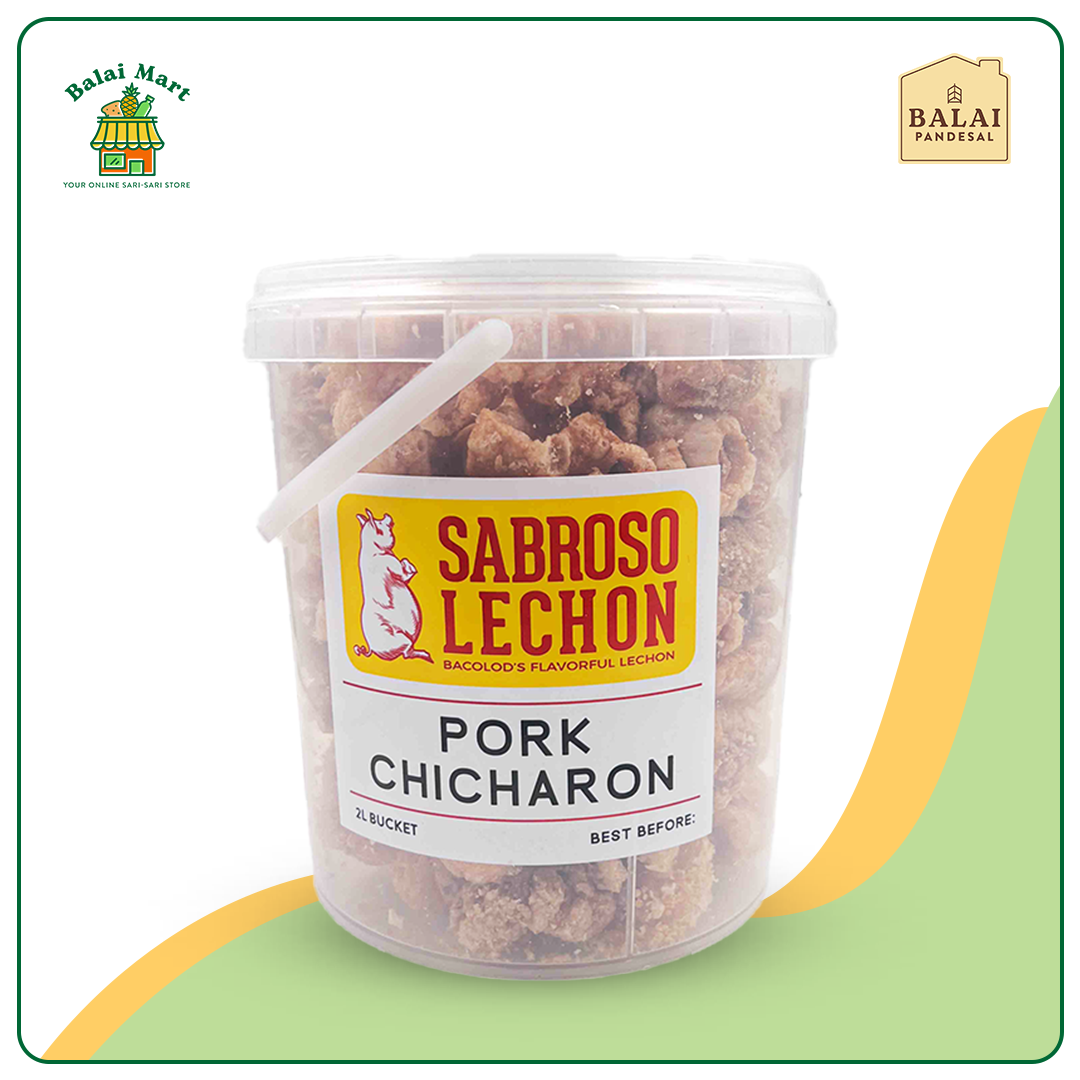 Sabroso Lechon Chicharon 2L [Snack] Crunchy Pork Chicharon | Lazada PH