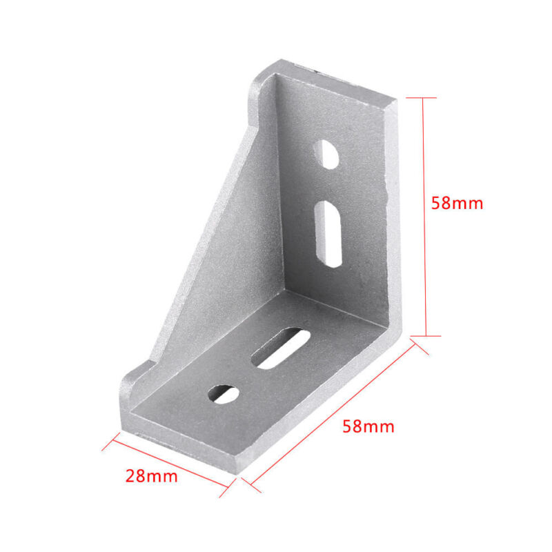 5-10pcs Aluminum Corner Bracket Fittings L type Angle Code for ...