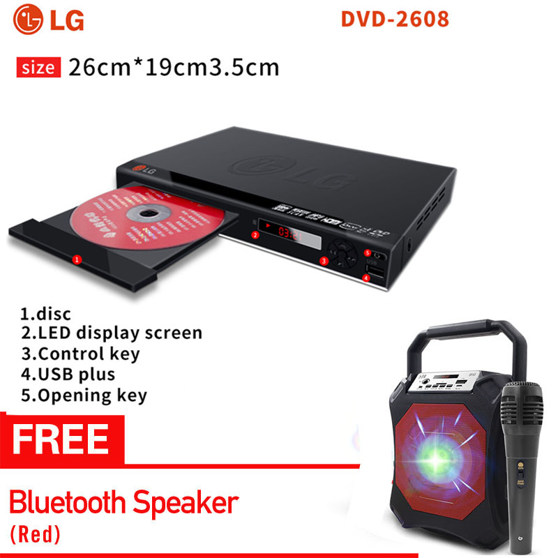 LG Blu-Ray and DVD/VCD/CD Disc Player with Full HD Up-scaling and ...
