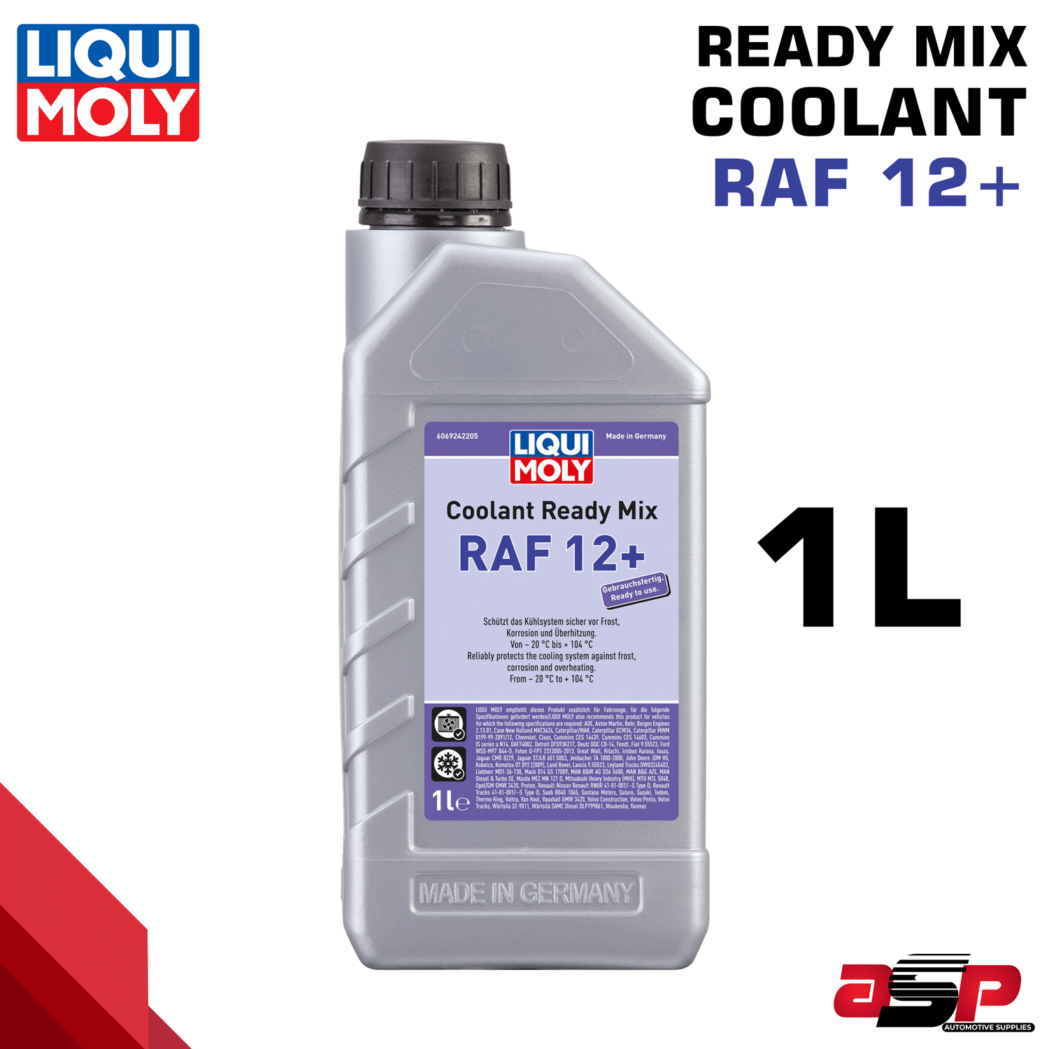 LIQUI MOLY COOLANT READY MIX RAF 12+ 1 LITER | Lazada PH