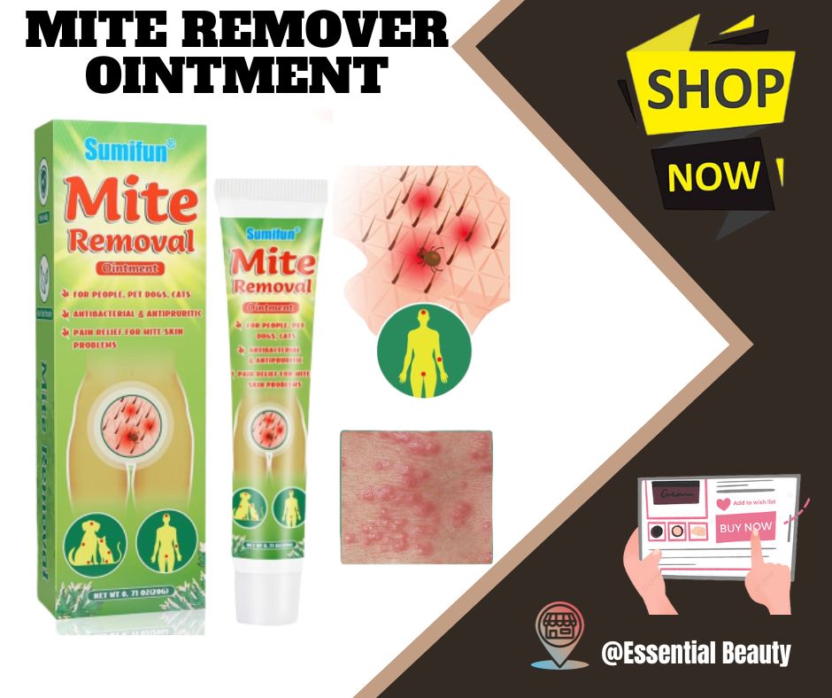 Sunifum MITE REMOVER Ointment Herbal Mite Removal Cream Antibacterial ...