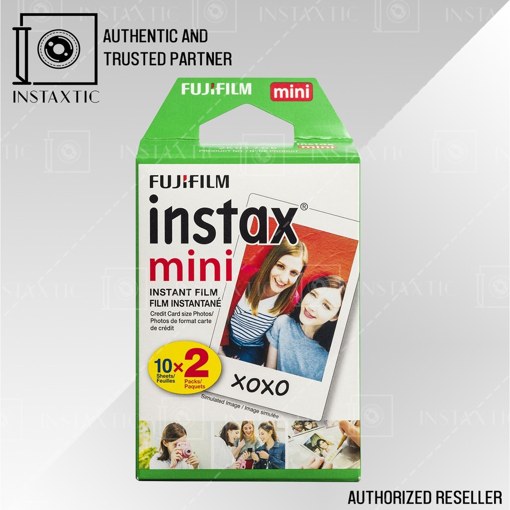 Fujifilm Instax Plain TWINPACK MINI film (20 sheets) | Lazada PH