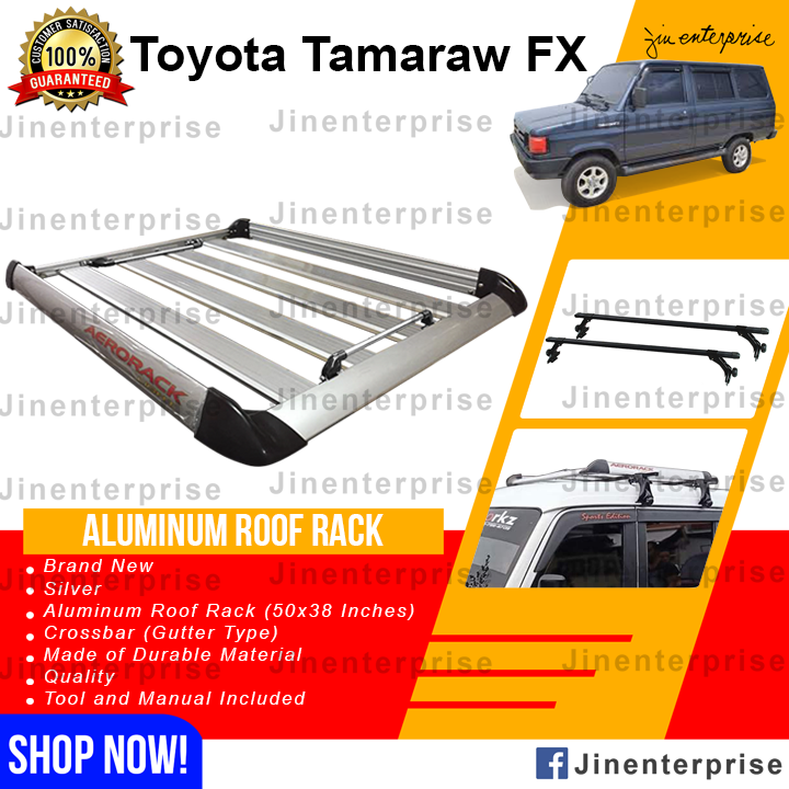 Toyota Tamaraw FX 50x38 AERORACK Car Aluminum Universal Car Roof Rack ...